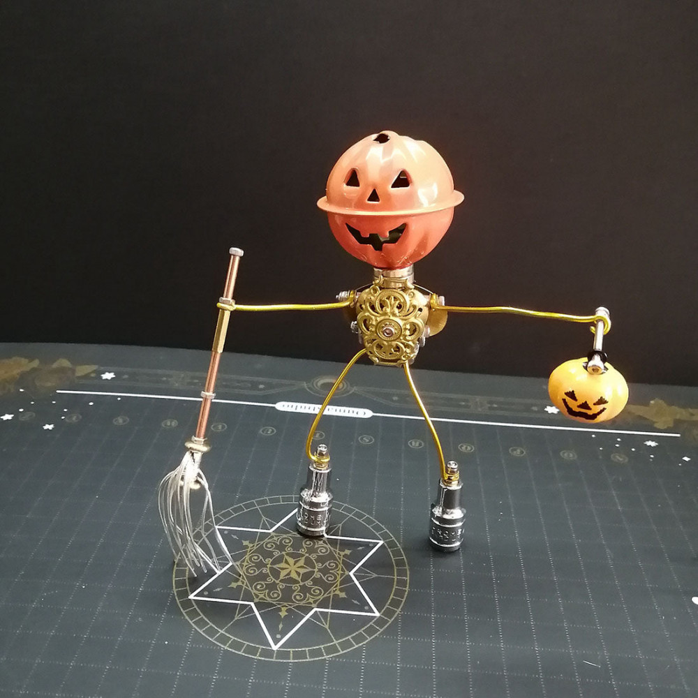 100+pcs halloween scarecrow pumpkin 3d metal model kits for kids - 100 ...