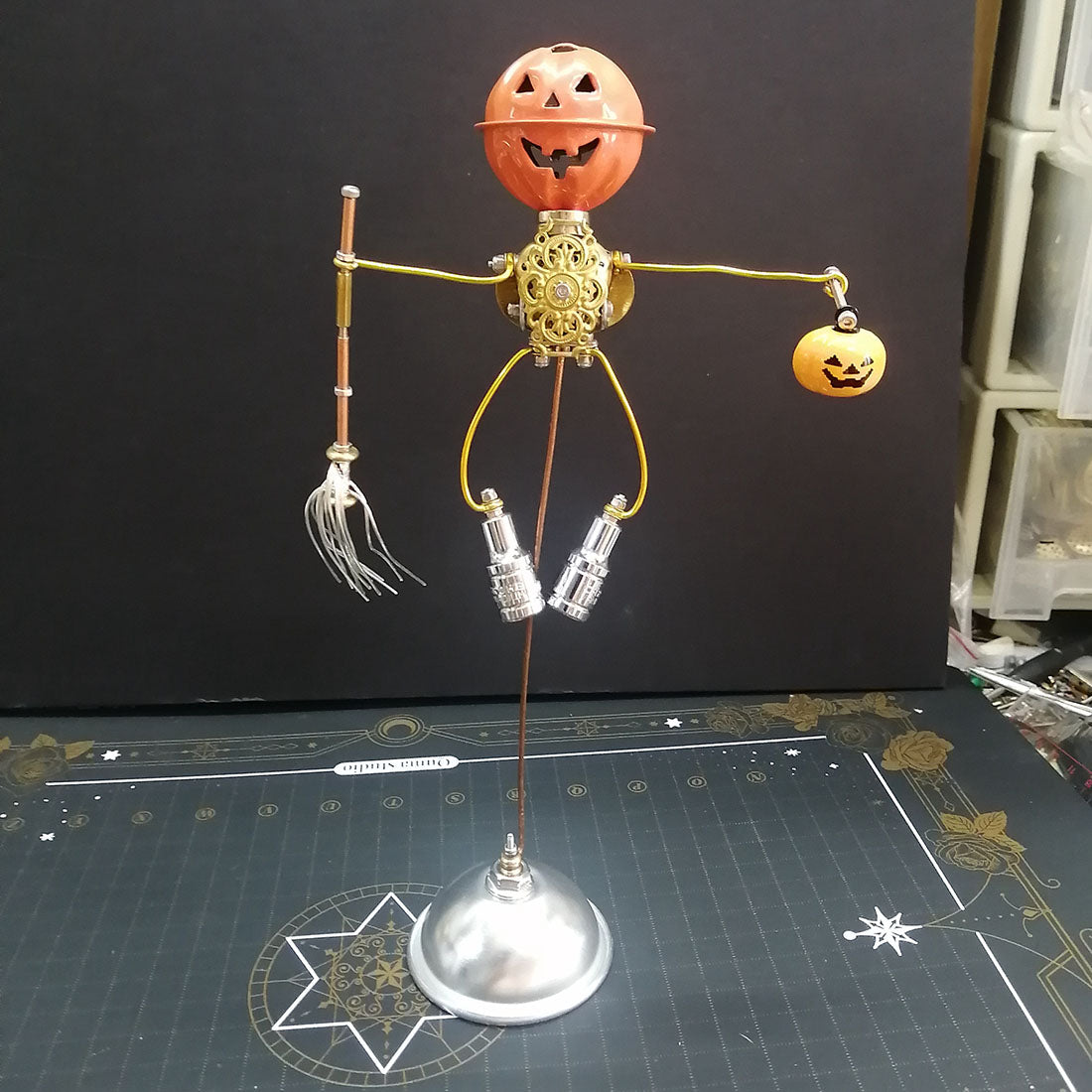 100+pcs halloween scarecrow pumpkin 3d metal model kits for kids - 100 ...