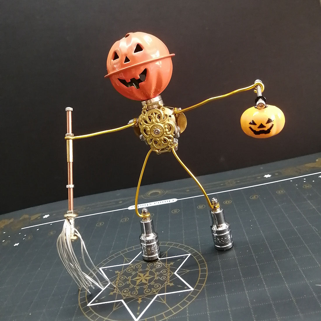 100+pcs halloween scarecrow pumpkin 3d metal model kits for kids - 100 ...