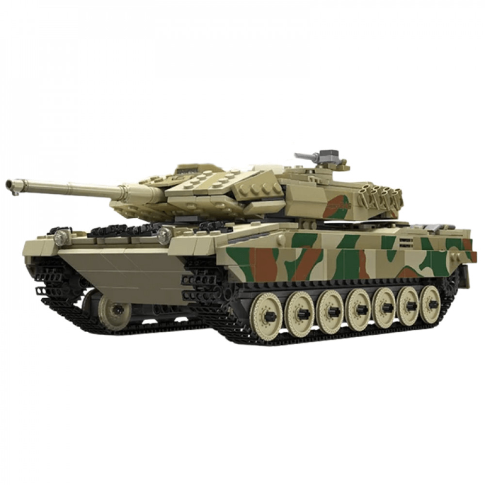 remote controlled leopard tank 1090pcs - 1090pcs-1