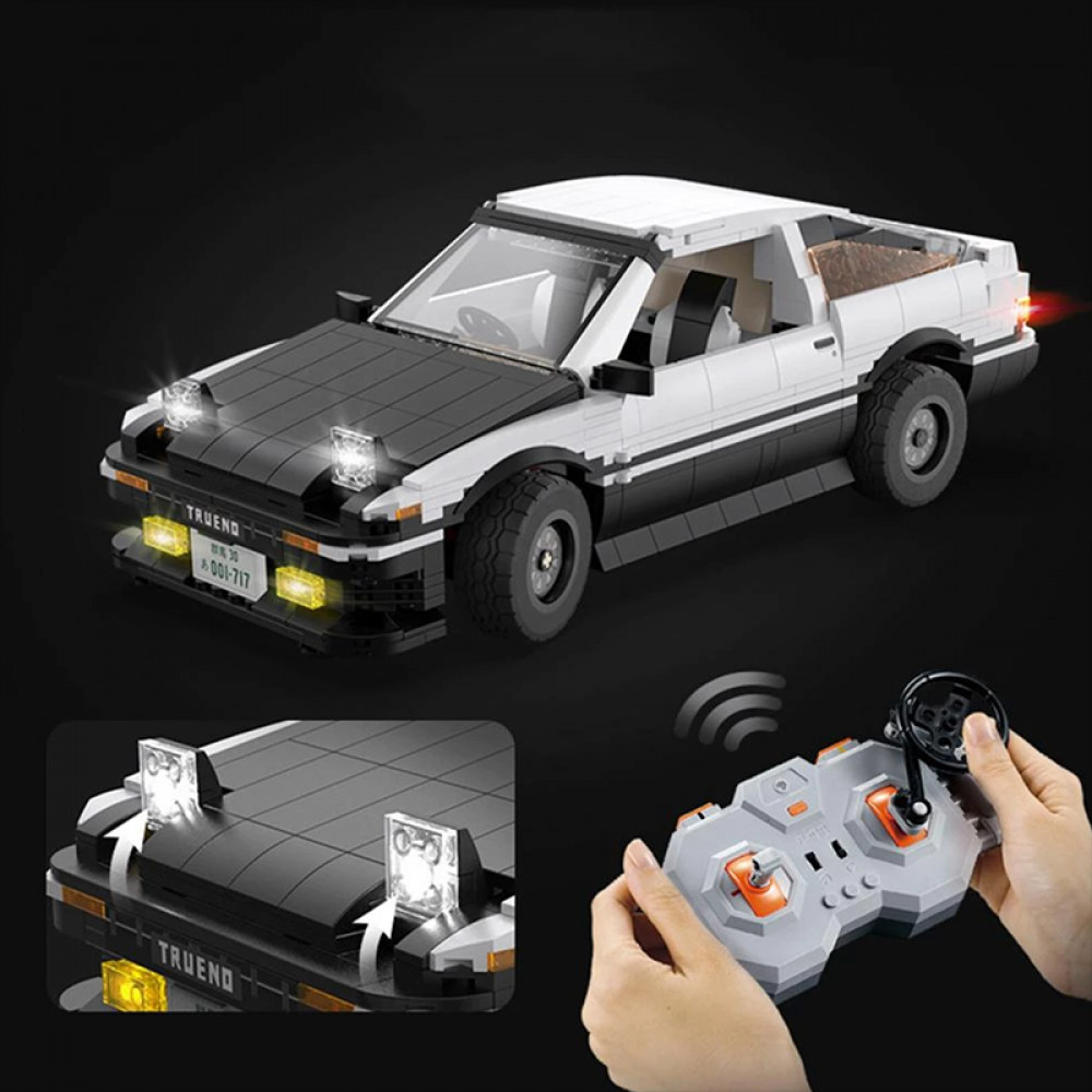 remote controlled initial d ae86 1233pcs - 1233pcs