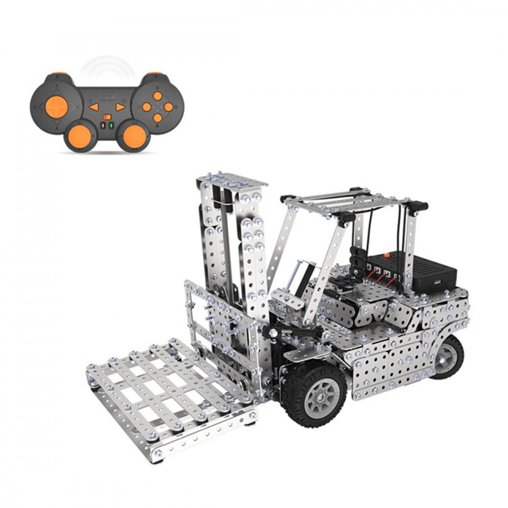 1400pcs 2.4g assembly remote control metal forklift mechanical scew ...