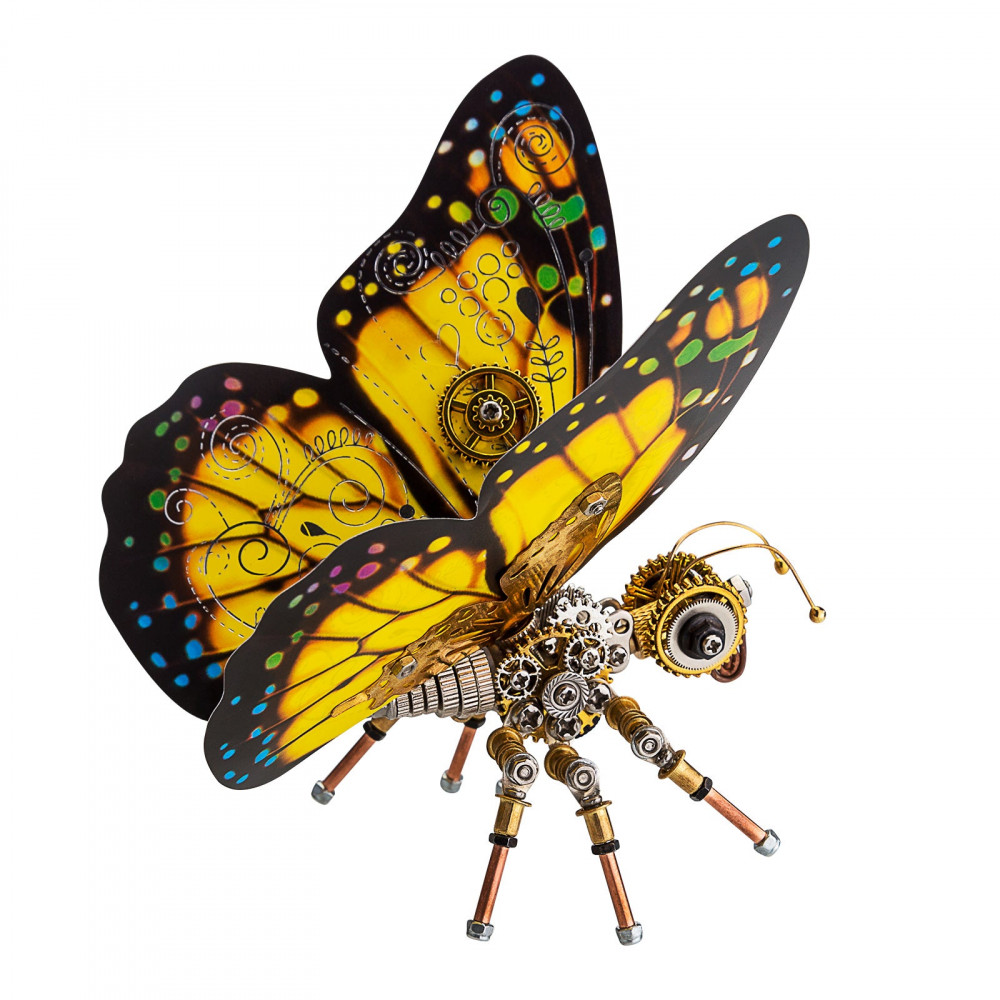 150pcs monarch butterfly steampunk assembly model - 150pcs-tiger ...