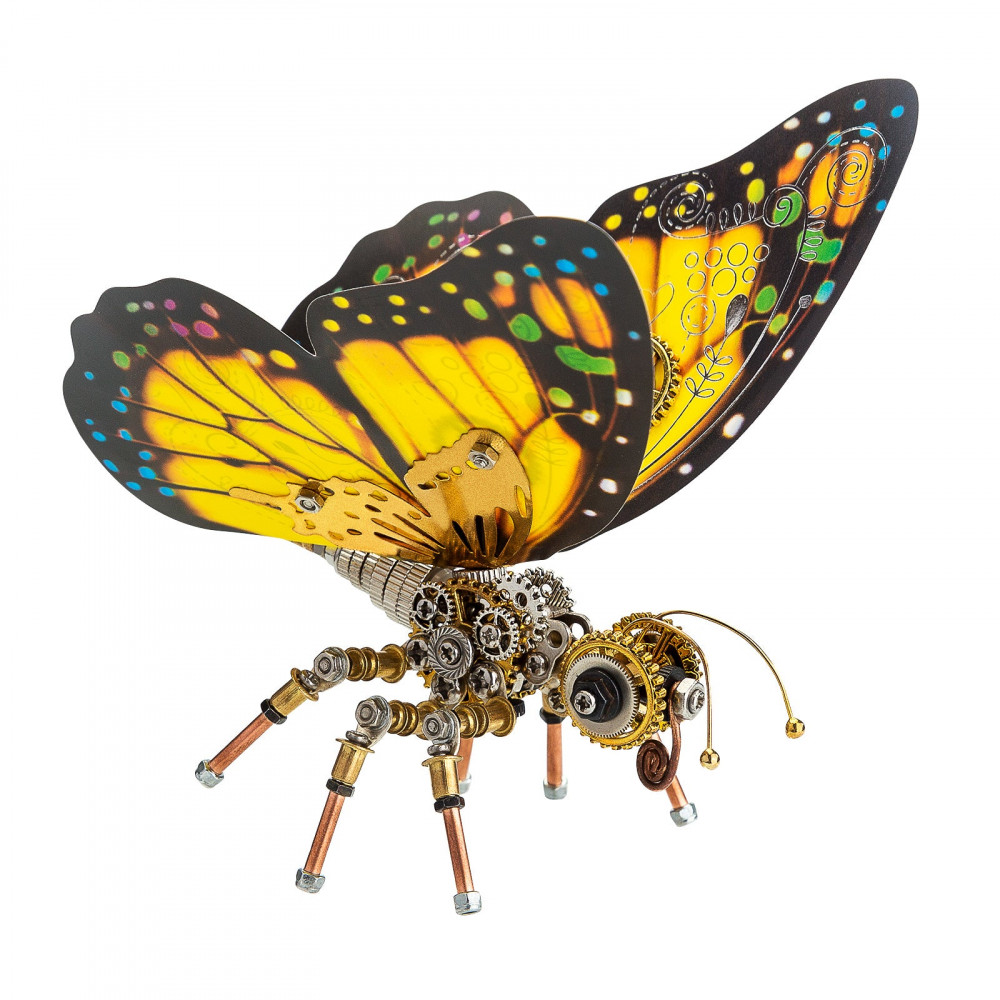150pcs monarch butterfly steampunk assembly model - 150pcs-tiger ...