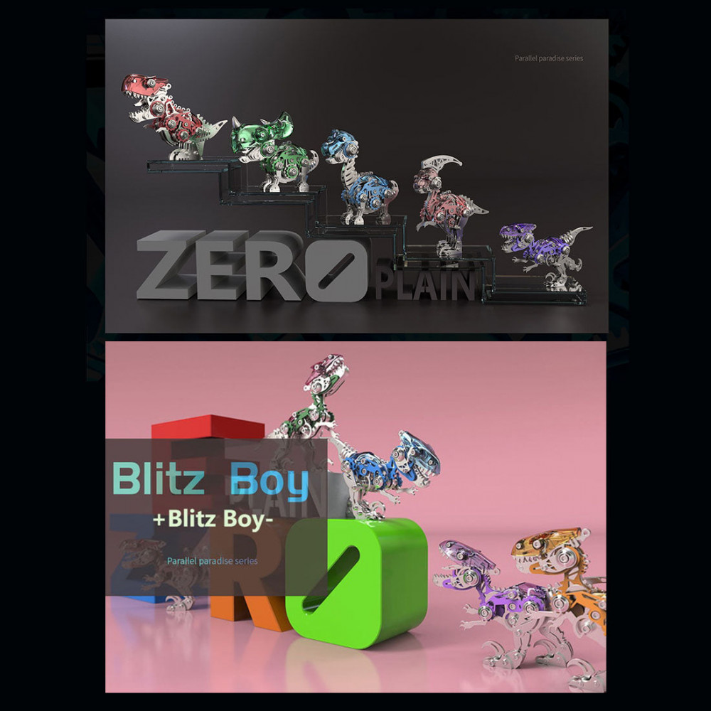 160pcs mini dinosaur 3d metal model kit for kids - 160pcs-mini-dinosaur ...