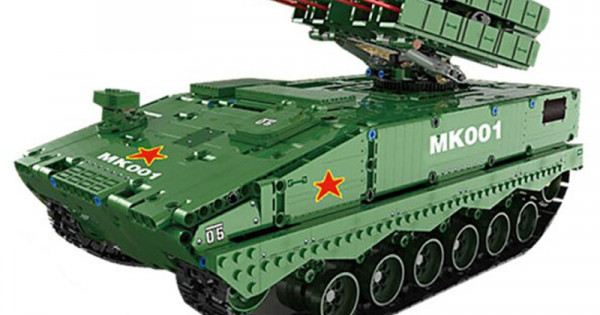 remote controlled missile shooter 1689pcs - 1689pcs