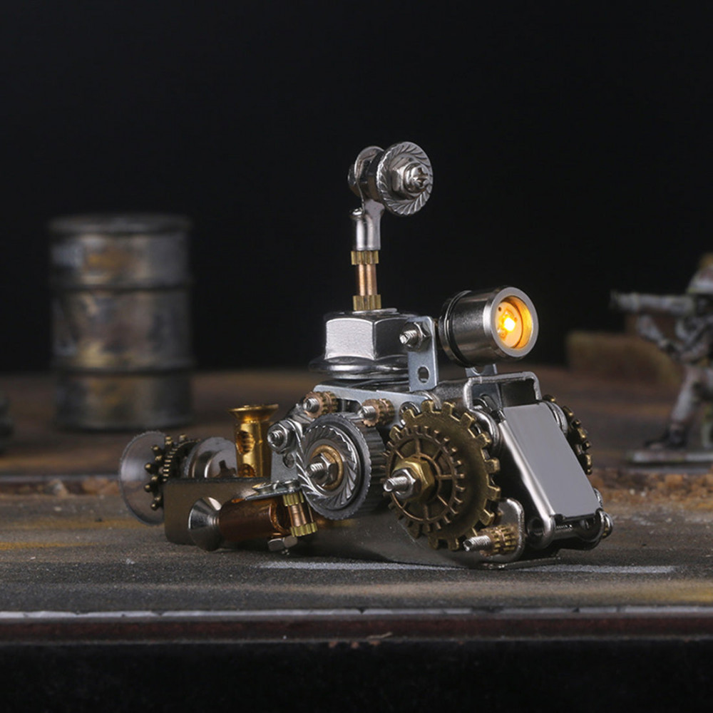 1pc blind box random mini diy 3d assembly armor metal submarine mecha ...