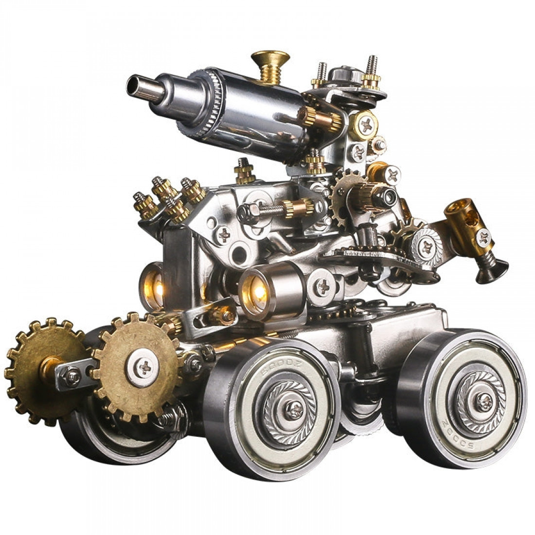 1pc blind box random mini diy 3d assembly armor metal submarine mecha ...