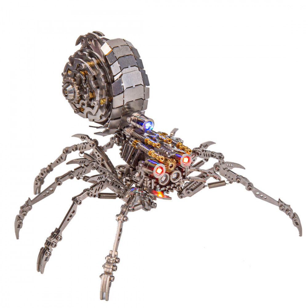 203pcs diy mini jumping spider 3d metal puzzle model for adults ...