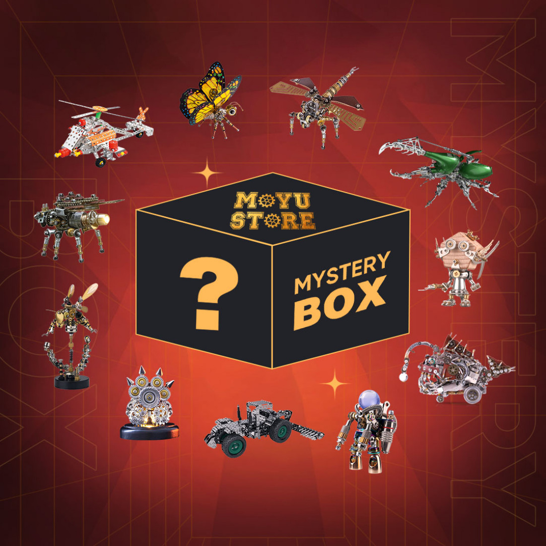 2pcs lucky box blind box 3d metal model kit - 2pcs-lucky-box-blind-box ...