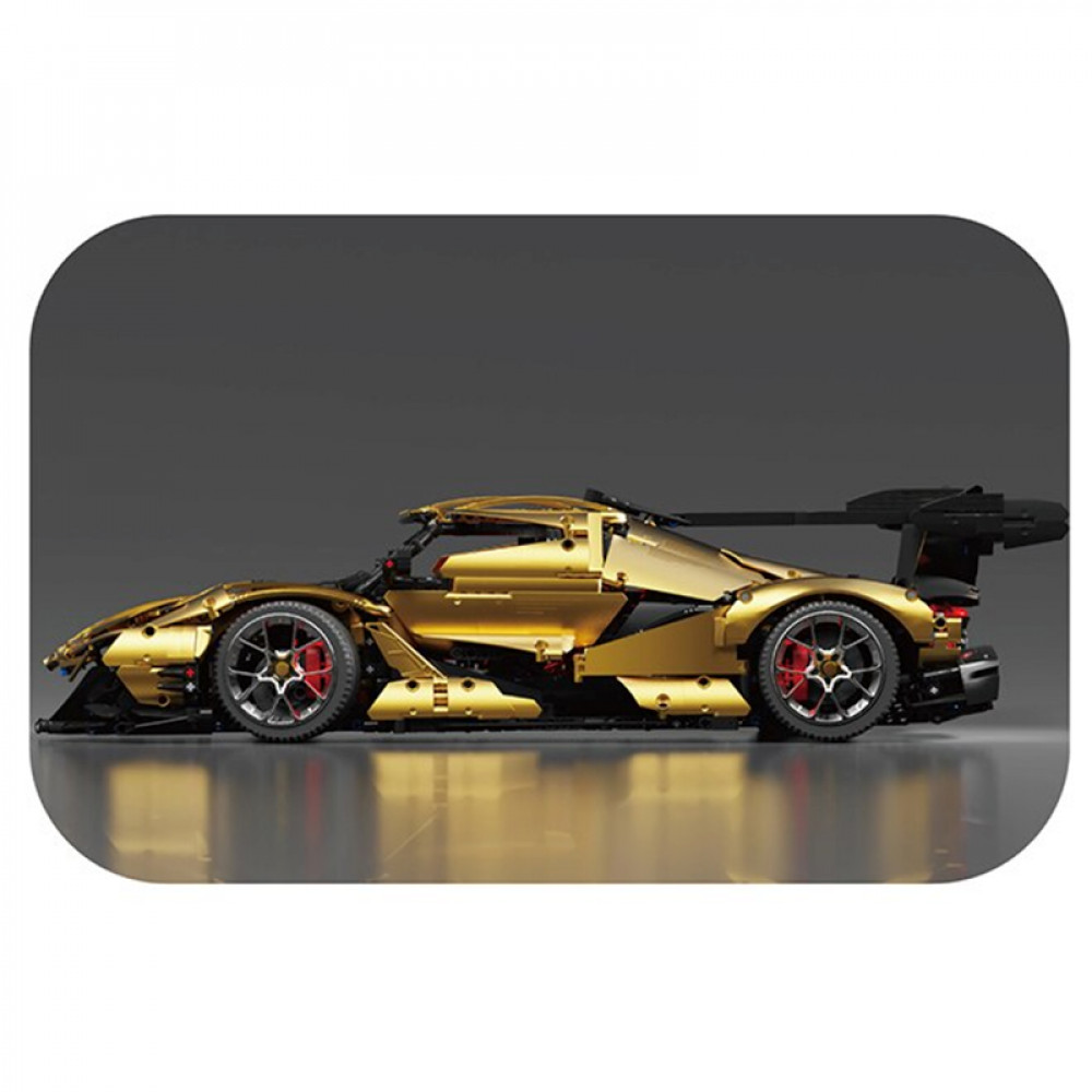 satin gold "intense emotion" hypercar 3667pcs - 3667pcs-1