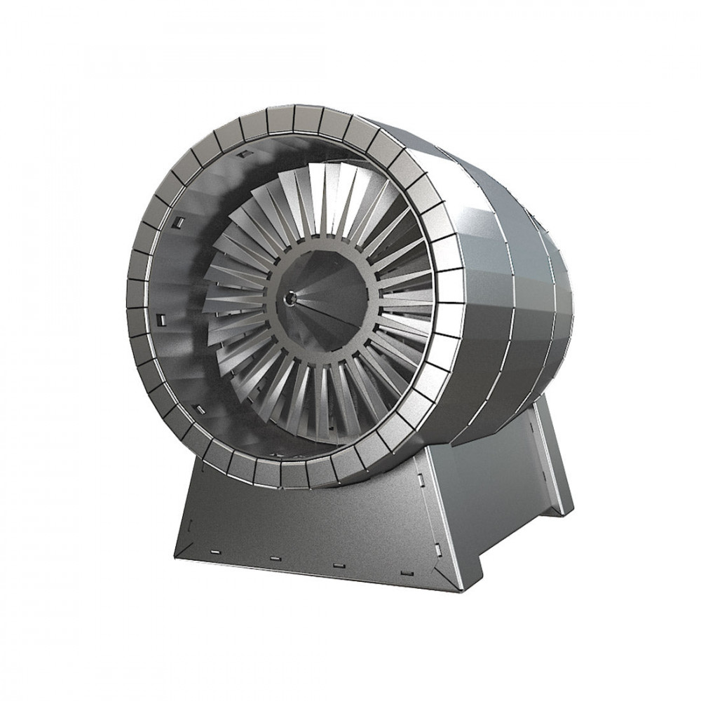 57pcs 3d mechanical rotating turbine jet engine model kit -air force ...