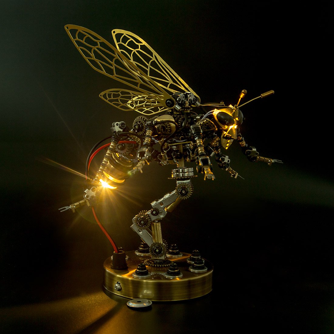 3d metal diy mechanical wasp insects puzzle model kit assembly jigsaw ...