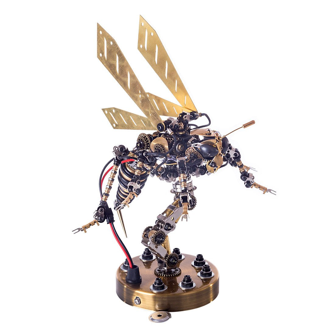 3d metal diy mechanical wasp insects puzzle model kit assembly jigsaw ...