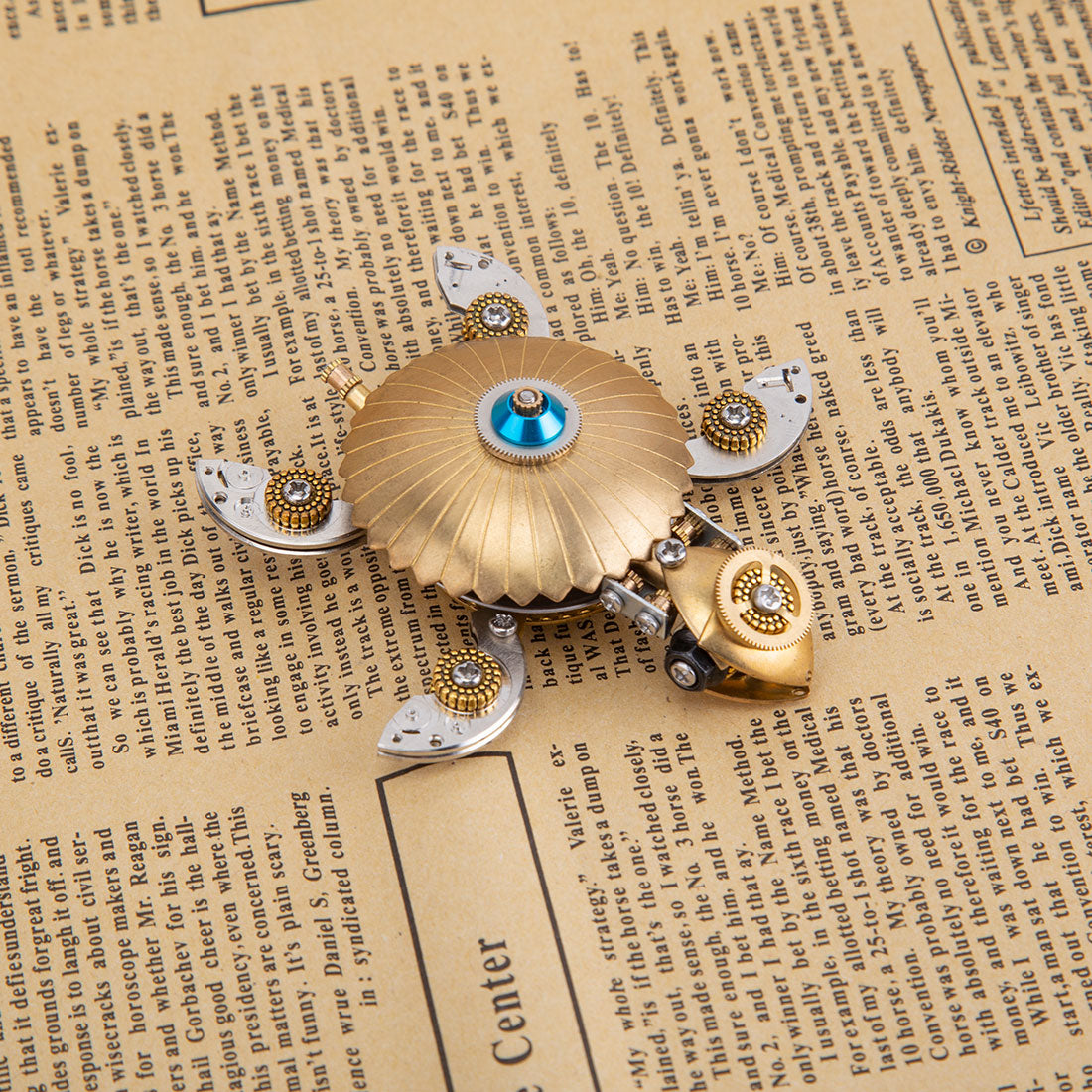 3d metal puzzle turtle mechanical model kids craft kit - 3d-metal ...