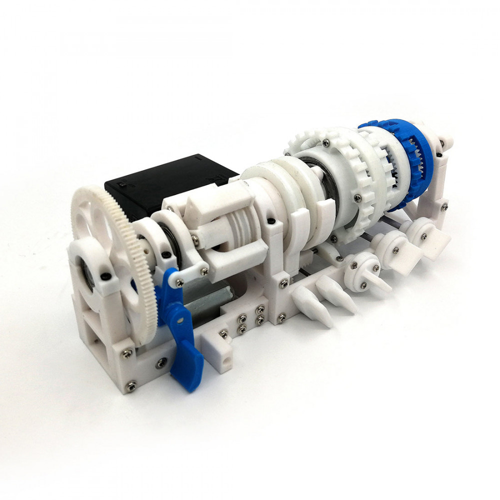 3d plastic 6at planetary gear set diy model kits - 3d-plastic-6at-planetary-gear-set-diy-model-kits