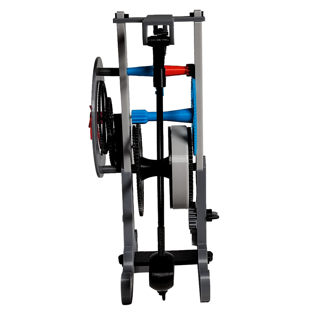 3d printed mechanical vertical tourbillon clock assembly model - 3d ...