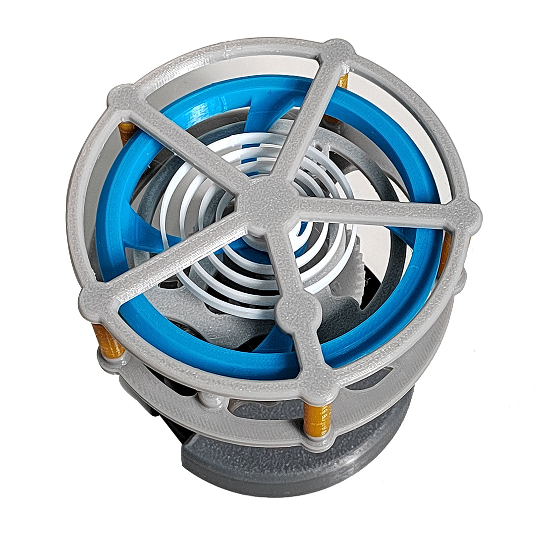 3d printed toy tourbillon horizontal clock movement model building kits ...