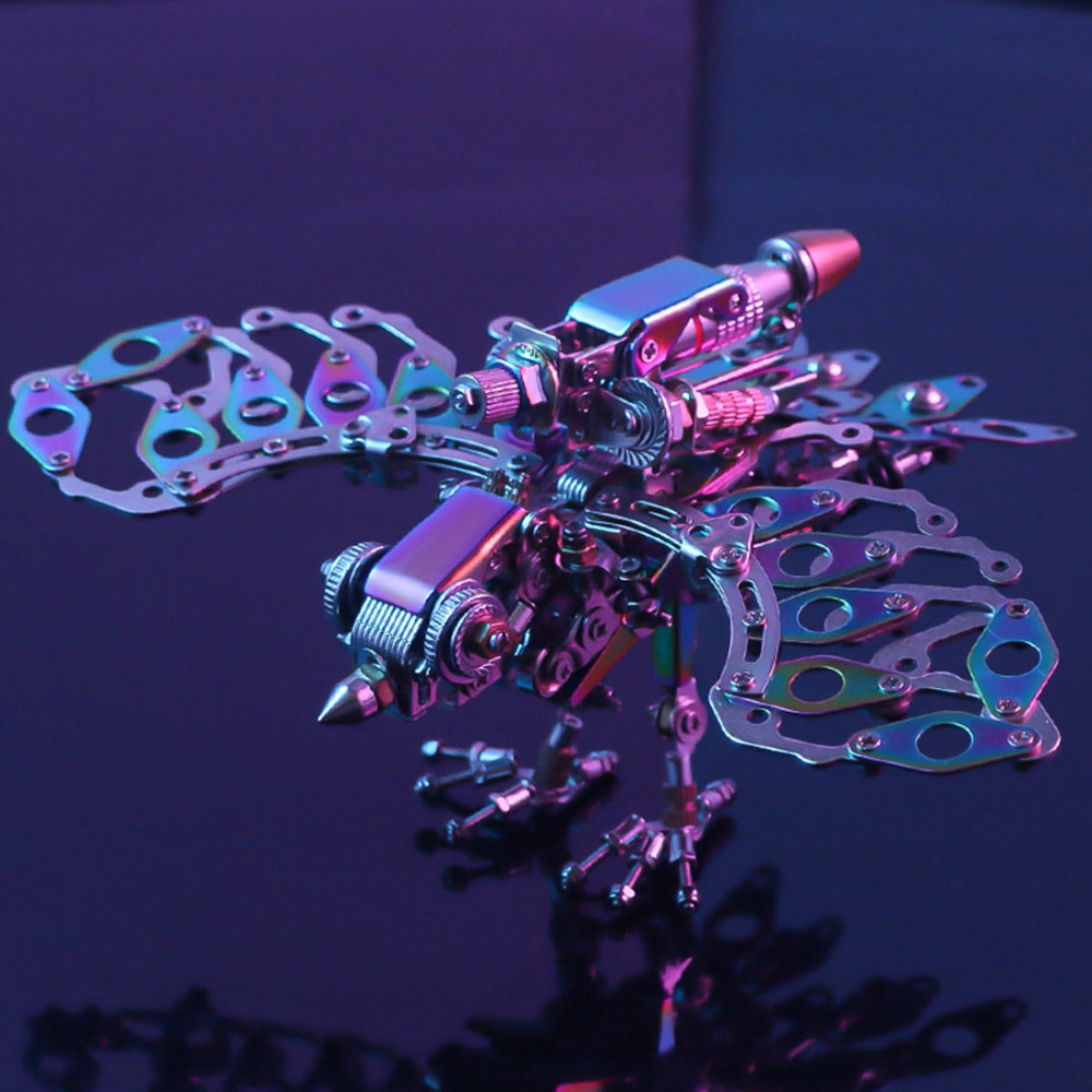 456pcs 5 in 1 steampunk spiritual sparrow 3d metal kit - 456pcs-5-in-1 ...