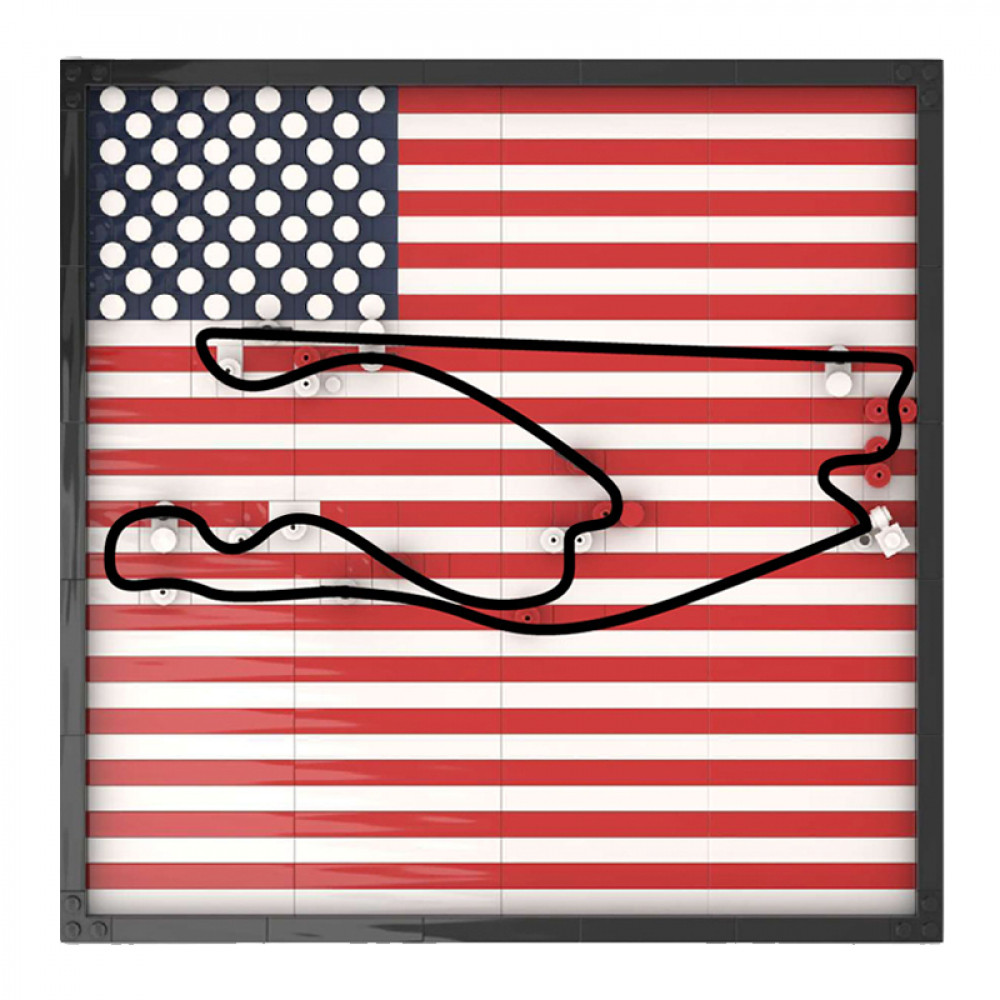 miami track map 462pcs - 462pcs