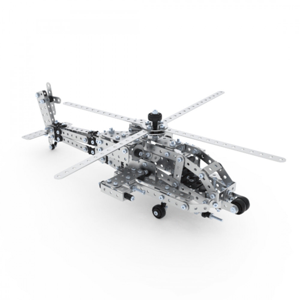 466pcs+ diy assembly 3d metal military warplane helicopter model kits ...