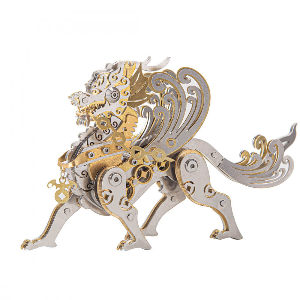 49pcs diy big pixiu mini 3d metal puzzle model assembly kit toys ...