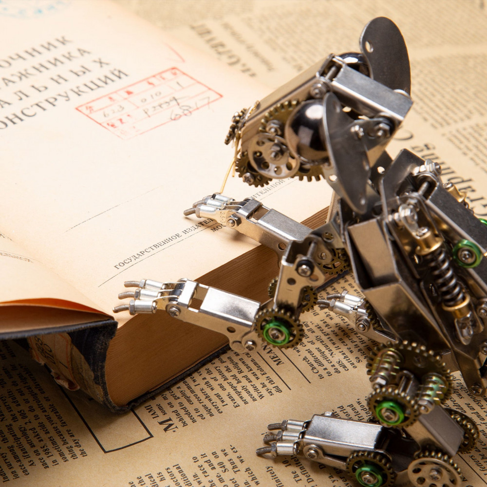 525pcs steampunk 3d metal mechanical mouse model assembly kit - 525pcs ...