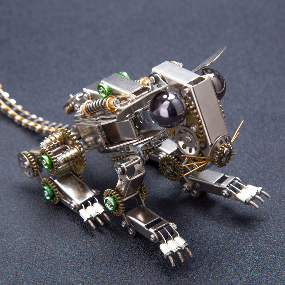 525pcs steampunk 3d metal mechanical mouse model assembly kit - 525pcs ...