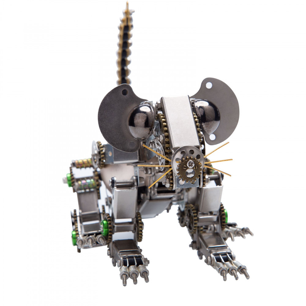 525pcs steampunk 3d metal mechanical mouse model assembly kit - 525pcs ...