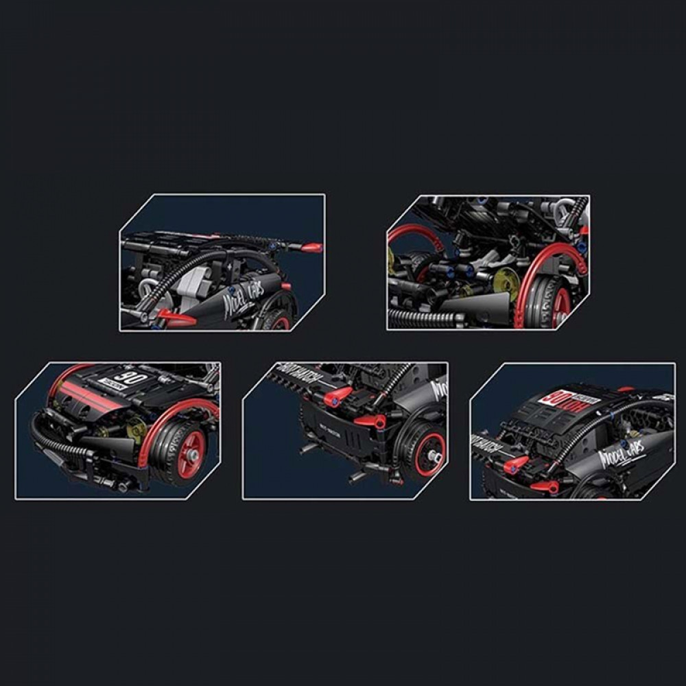 remote controlled hatchback 586pcs - 586pcs