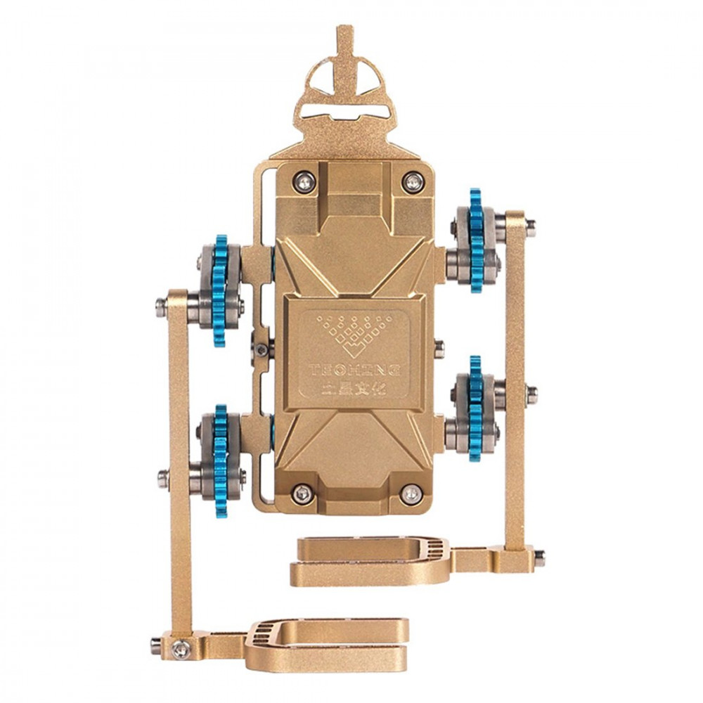 teching 67pcs metal assembly smart controlled pedestrian walking robot ...