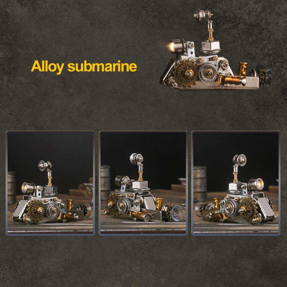 6pcs blind box diy metal assembly armored series spacecraft mecha tank ...
