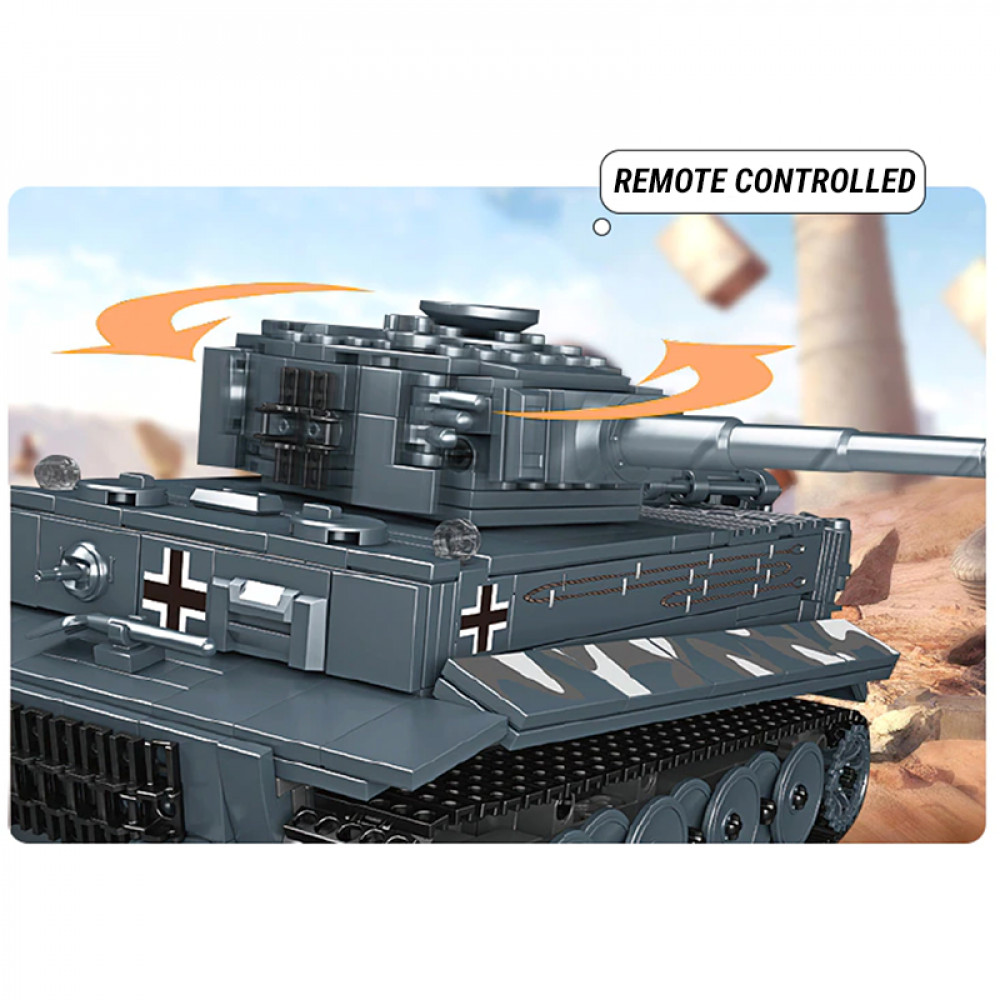 remote controlled tiger tank 800pcs - 800pcs-1