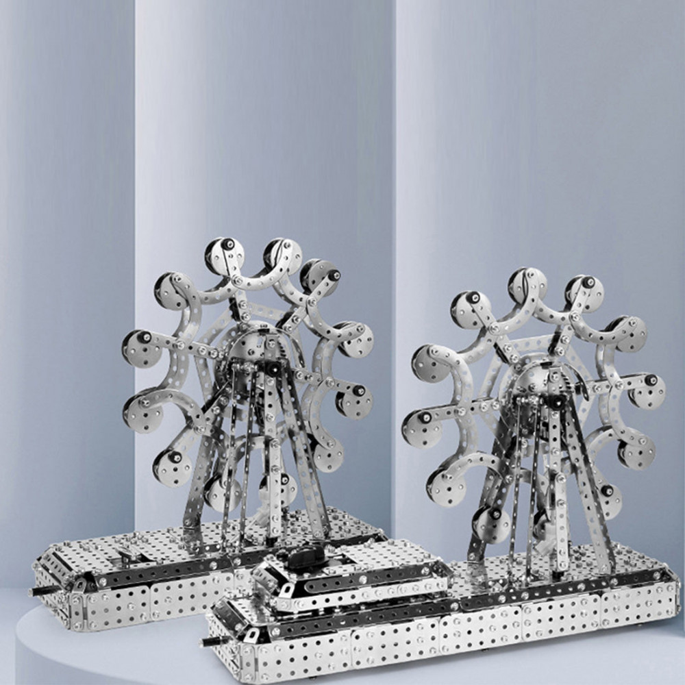 890pcs+ metal clockwork-driven tractor diy model toys - 890pcs-metal ...