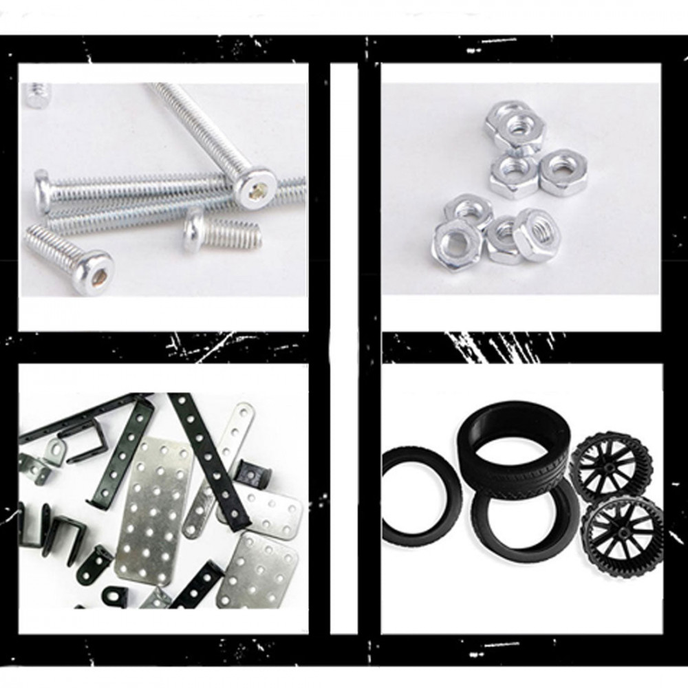 969pcs assembly diy stainless steel 3d puzzle tank model kit - 969pcs ...