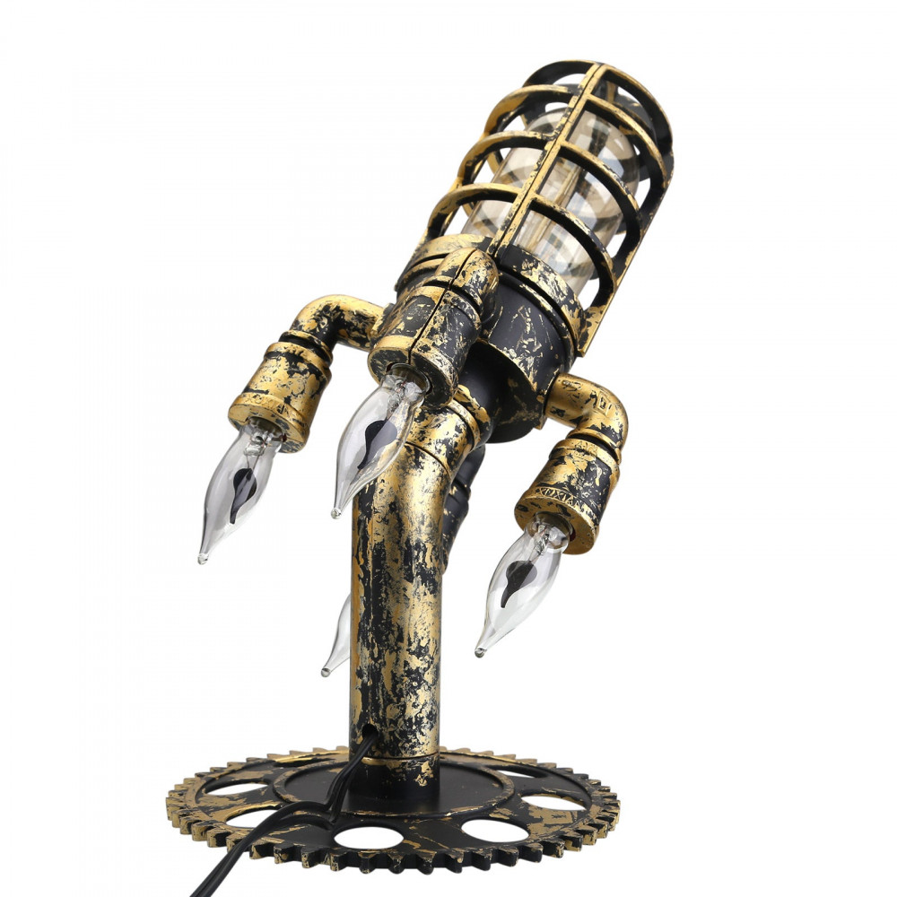 american industrial plastic retro steam punk rocket lamp - american ...