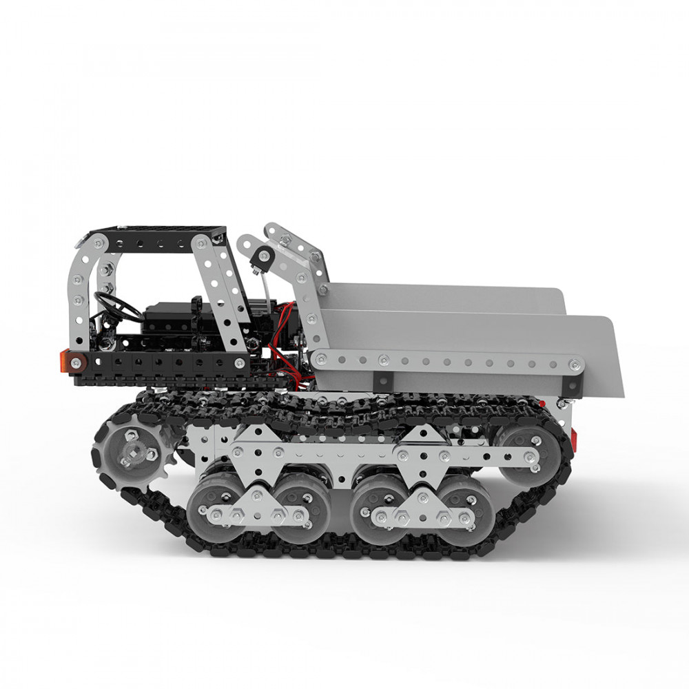 assembly 934pcs 2.4g 10ch metal rc tracked dump truck puzzle model ...