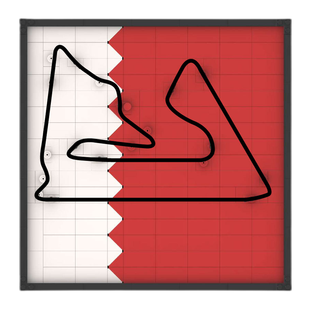 bahrain international circuit track map 361pcs - bahrain