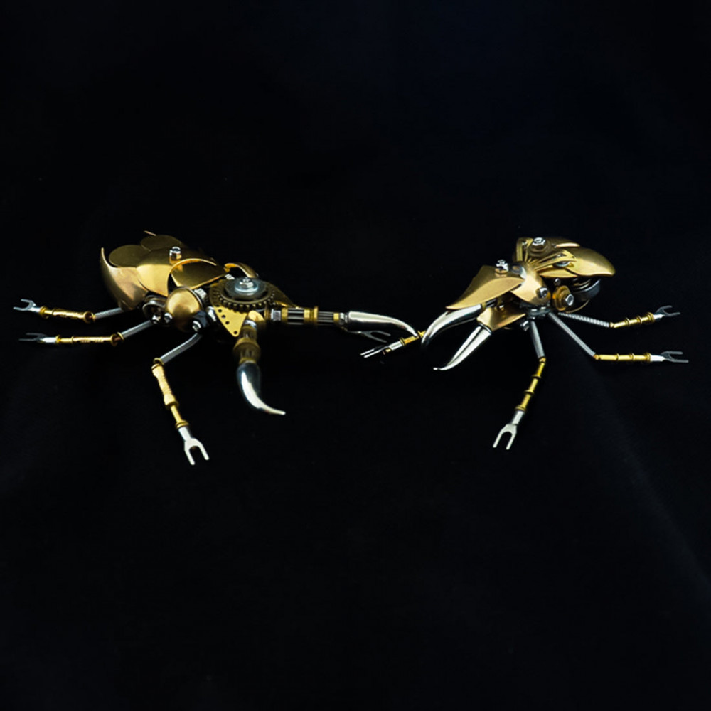 brass insect metal beetle model insect handmade crafts collection ...