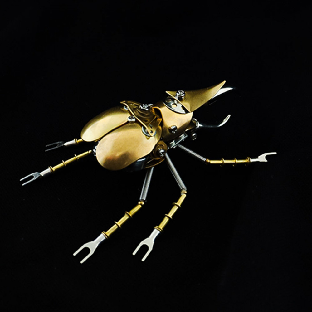 brass insect metal beetle model insect handmade crafts collection ...