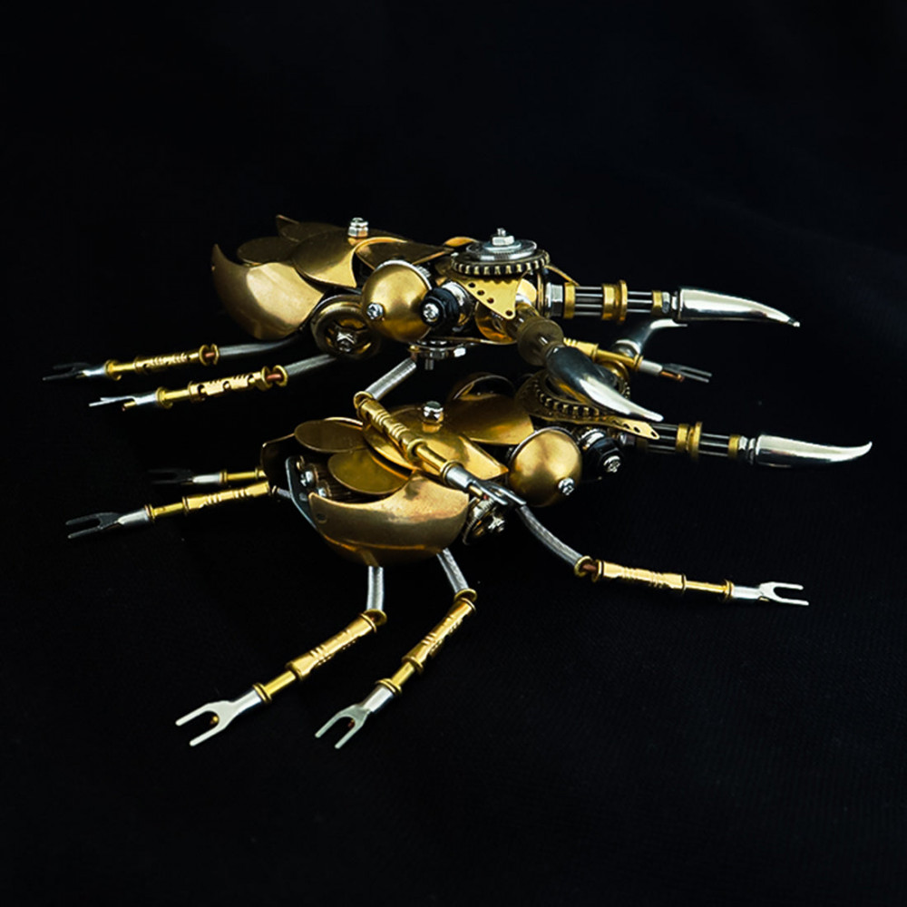 brass insect metal beetle model insect handmade crafts collection ...