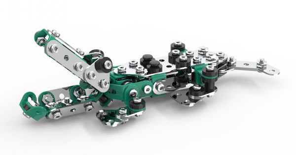 200pcs crocodile assembly kit 3d animal puzzle model diy metal toys for ...