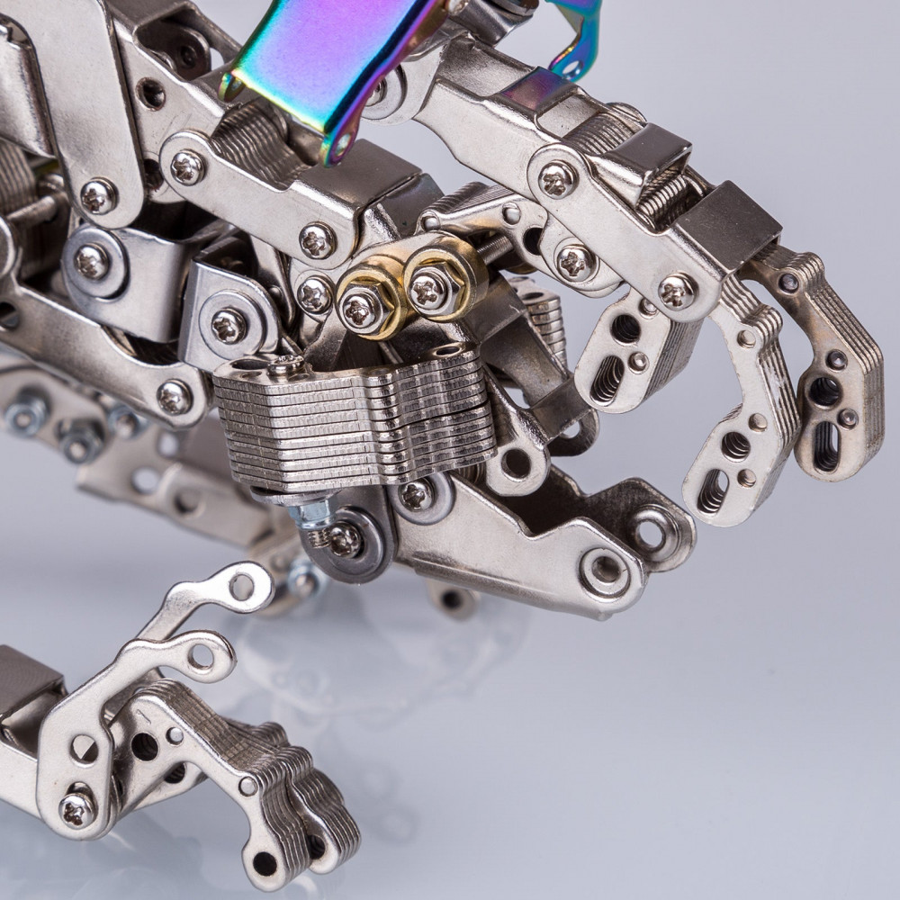 custom 714pcs assembled metal electronic plague-a 3d mecha mouse model ...