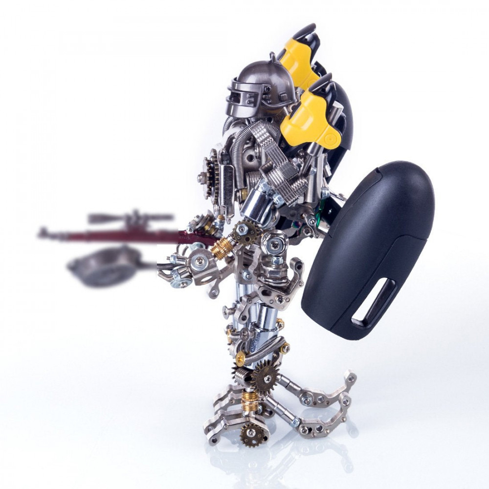 diy 3d assembly metal mechanical soldier robot puzzle model - diy-3d ...