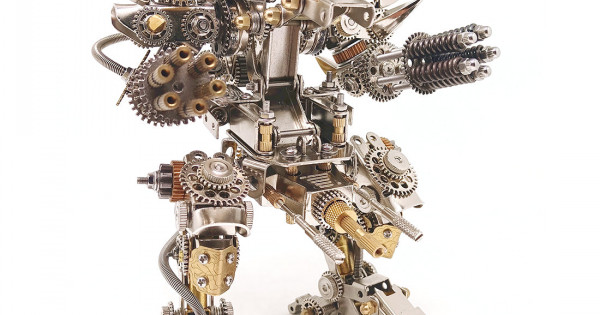 diy 3d metal fighting shooter mecha assembly model kit - diy-3d-metal ...