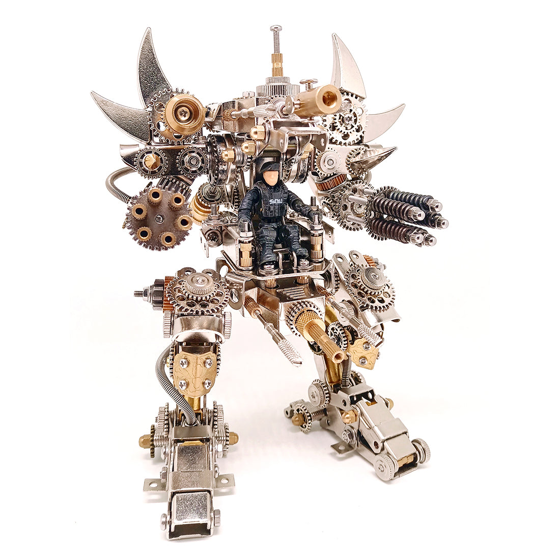 diy 3d metal mechanical fighting mecha model kit taurus berserker ...