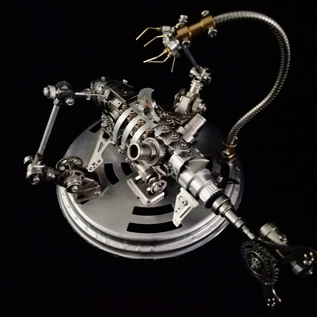 diy 3d metal mechanical giant shark model building kits for adults ...