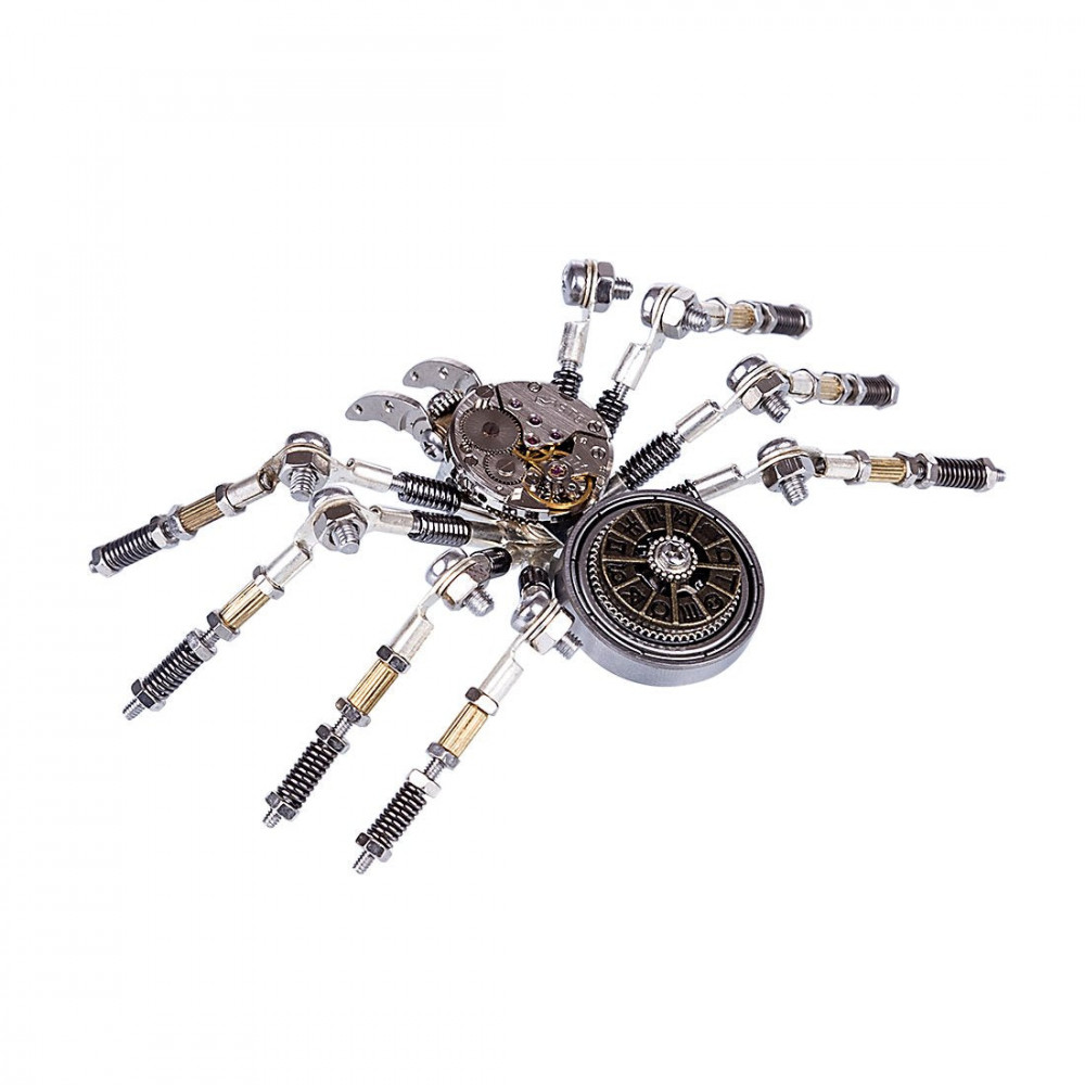 diy assemby metal 3d spider model kit home office decor gift - diy ...