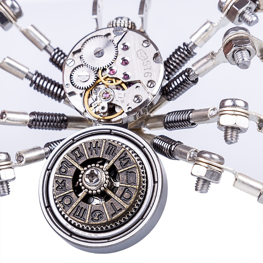 diy assemby metal 3d spider model kit home office decor gift - diy ...