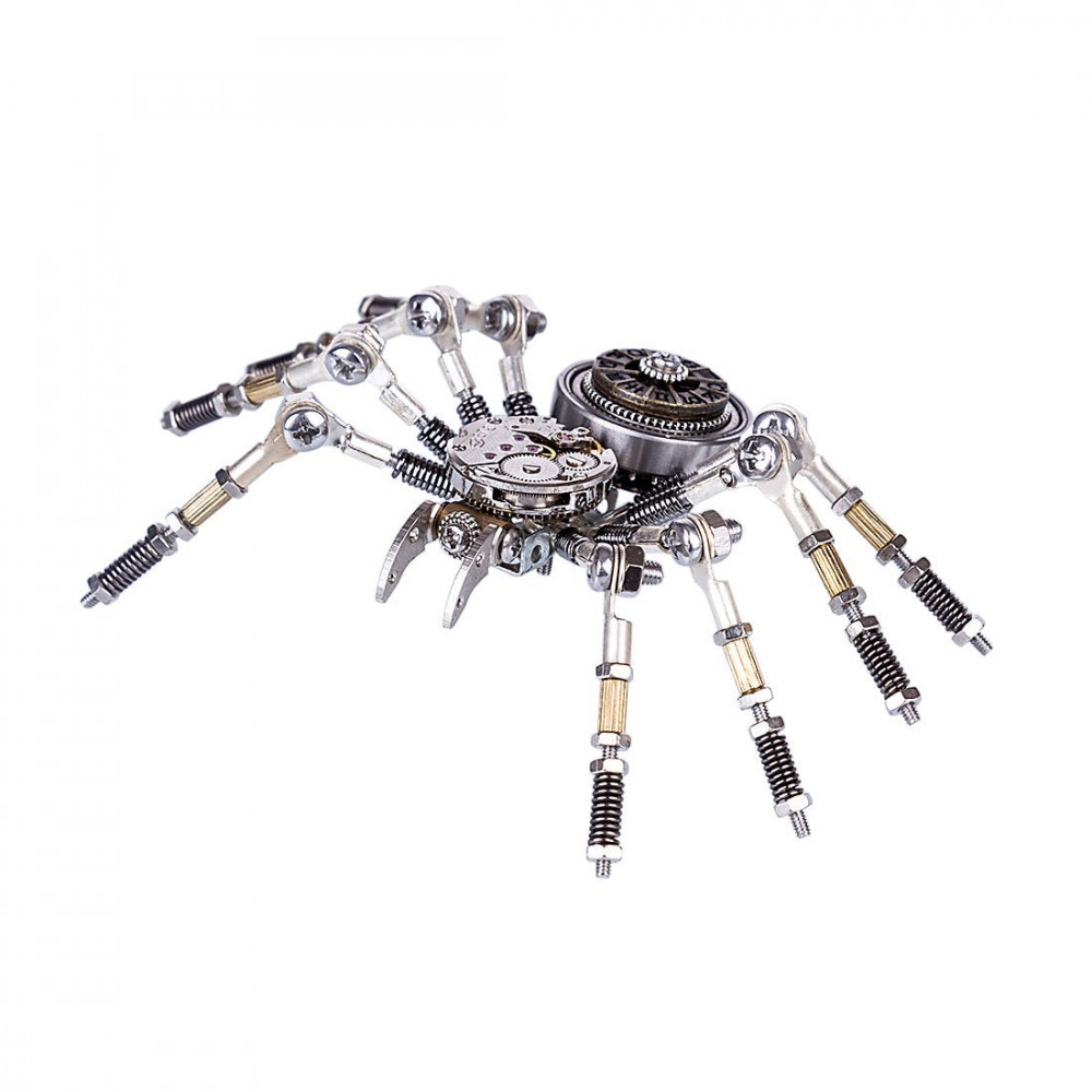 diy assemby metal 3d spider model kit home office decor gift - diy ...